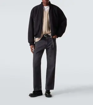 Studio Nicholson X Aaron Levine Berkeley Suede Bomber Jacket