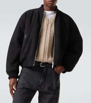 Studio Nicholson X Aaron Levine Berkeley Suede Bomber Jacket
