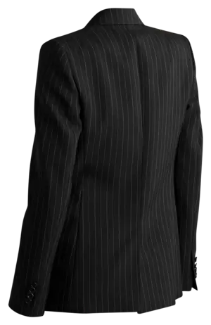 NILI LOTAN Anabel Pinstriped Wool-blend Twill Blazer - Black