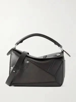 Loewe Puzzle Panta Small Shoulder Bag - Brown