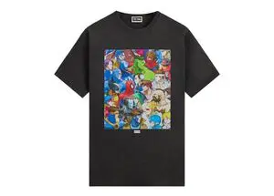 Kith X Marvel Vs. Capcom Clash Of Super Heroes Vintage Tee Shirt - Black