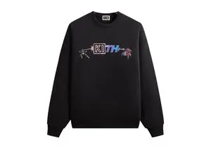 Kith X Marvel Clash Vintage Nelson Crewneck Sweatshirt - Black