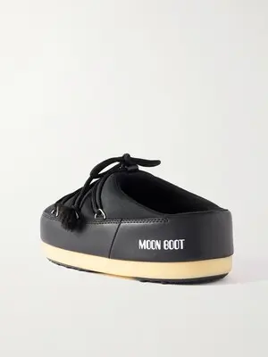 Moon Boot Evx Shell Mules - Black