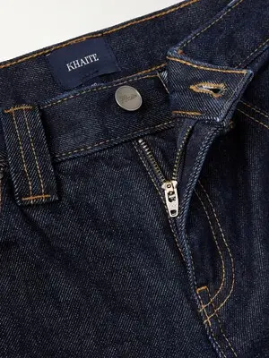 Khaite Karo Mid-rise Barrel-leg Jeans - Blue