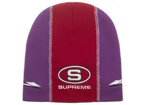 Supreme Racing Panel Beanie - Purple