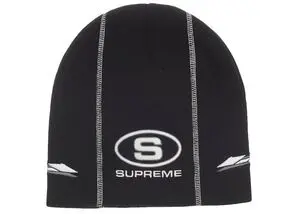 Supreme Racing Panel Beanie - Black