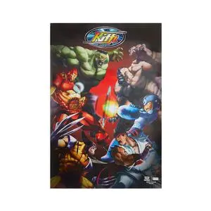 Kith X Marvel Capcom Poster Poster - Multicolor