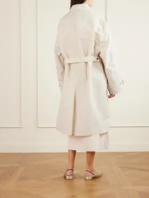 Calvin Klein Marisol Cotton-blend Coat - Neutrals