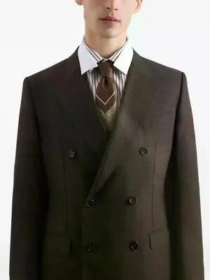 Dolce & Gabbana Taormina Double-breasted Blazer - Brown