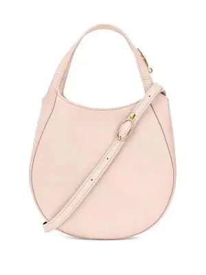 Longchamp Le Foulonné Small Grained-leather Tote - Neutrals