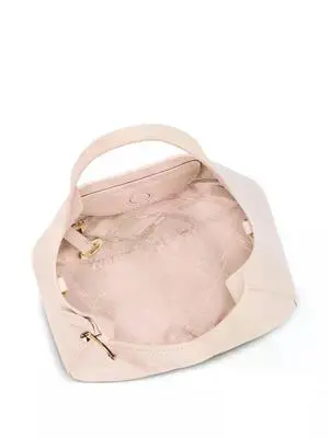 Longchamp Le Foulonné Small Grained-leather Tote - Neutrals