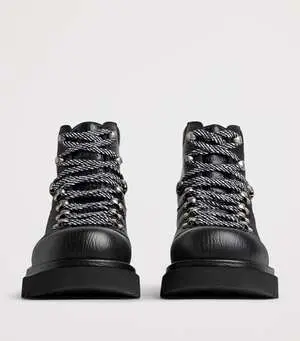 Bottega Veneta Leather Lace-up Boots