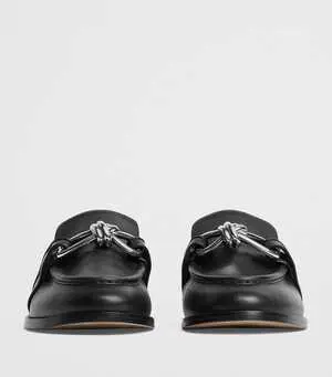 Bottega Veneta Calfskin Astaire Loafers - Black
