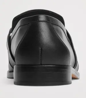 Bottega Veneta Calfskin Astaire Loafers - Black