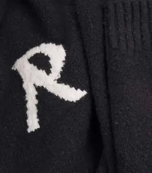 REPRESENT Cotton-blend Bouclé Polo Sweater