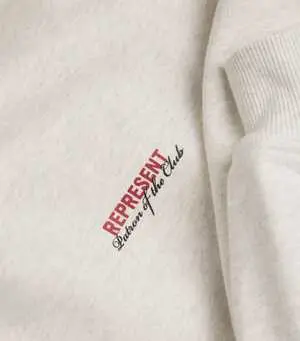 REPRESENT Cotton Patron Of The Club Hoodie - Ivory