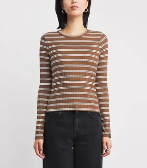 Rag & Bone Ribbed Stripe Luca T-shirt