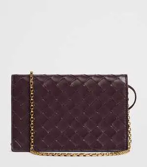 Bottega Veneta Leather Andiamo Cross-body Bag - Brown