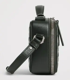 Bottega Veneta Leather Intrecciato Getaway Pouch