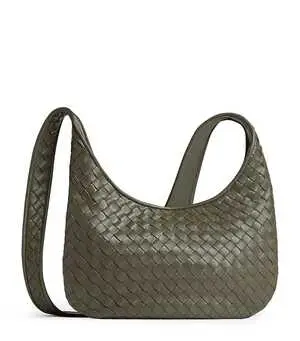 Bottega Veneta Small Intrecciato Veneto Cross-body Bag - Green