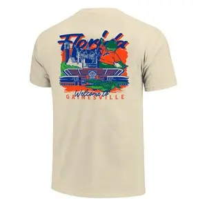 IMAGE ONE Florida Gators Comfort Colors Hand-drawn Campus Stack T-shirt