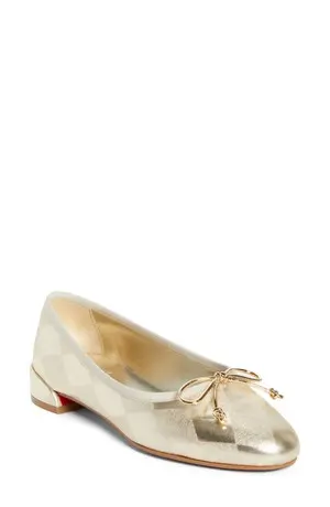 Christian Louboutin Metal Flats For Women