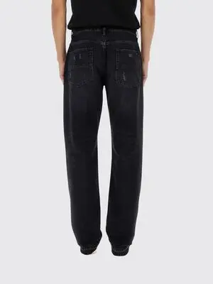 Amiri Distressed Straight Leg Jeans
