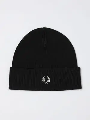 Fred Perry Logo Beanie Black