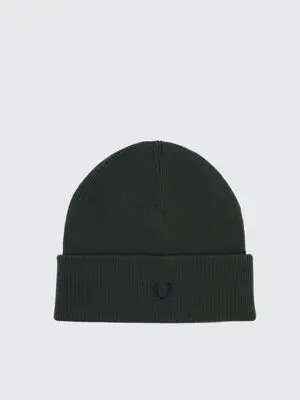 Fred Perry Logo Beanie Green