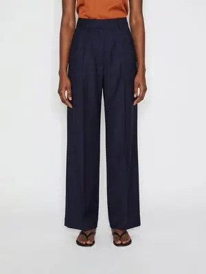 BLAZÉ MILANO Twill Palazzo Trousers