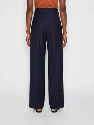 BLAZÉ MILANO Twill Palazzo Trousers