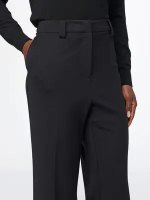 Liu Jo Tailored Wide-leg Trousers - Black