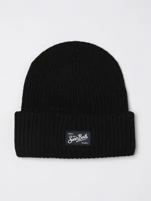 MC2 SAINT BARTH Ribbed Beanie - Black