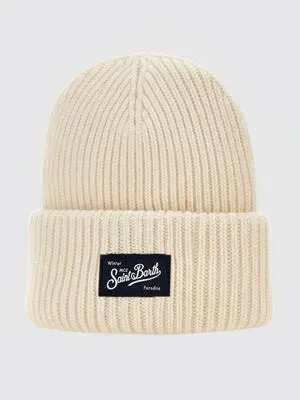 MC2 SAINT BARTH Ribbed Beanie - White