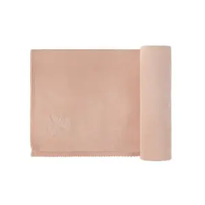 ELY'S & CO. Velour Center Floral Collectionblanket - Pink