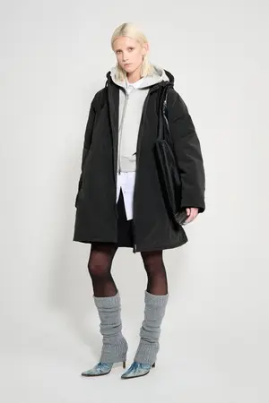 Stutterheim Mosebacke Winter Matte Coat - Black