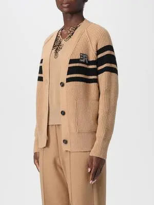 ERMANNO FIRENZE Striped Ribbed Knit Sweater
