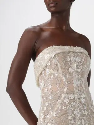 GENNY Embellished Strapless Gown