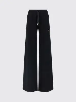 Off-White Wide Leg Pants - Black