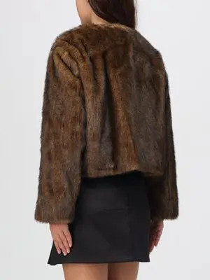 Marc Jacobs Fur Cropped Jacket - Brown
