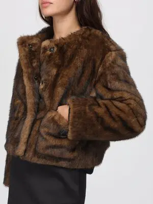 Marc Jacobs Fur Cropped Jacket - Brown