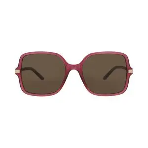 Gucci Square-frame Recycled Acetate Sunglasses - Red