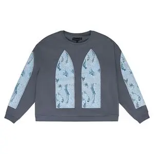 WHO DECIDES WAR Camo Glass Pullover Sweatshirt