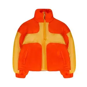 WHO DECIDES WAR BY EV BRAVADO Composite Puffer Jacket