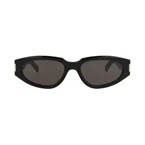 Saint Laurent Round-frame Recycled Acetate Sunglasses - Black