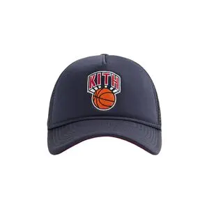 Kith X New Era New York Knicks Trucker Cap - Black