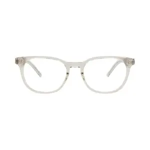 Saint Laurent Round-frame Recycled Acetate Optical Frames - Cream