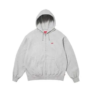 Supreme Small Box Zip Up Hoodie - Grey