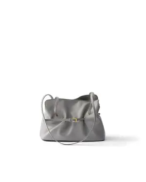 Prada Small Nappa Leather Bag - Granite Gray
