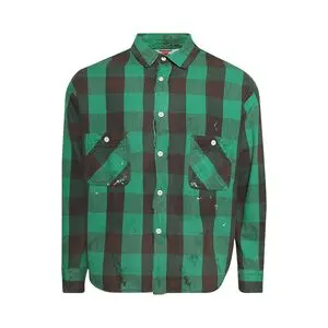 Women's Green Flannel Shirts